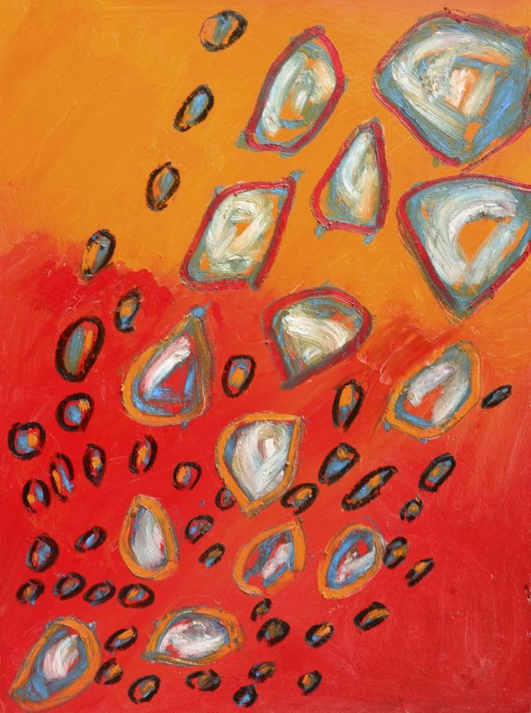 Fragmented Chaos Painting by Deborah Catton | Saatchi Art