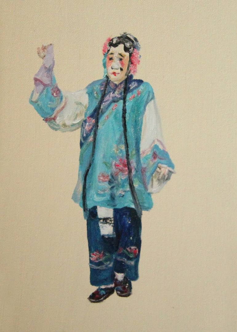 The Peking Opera Painting by Shihan Tang | Saatchi Art