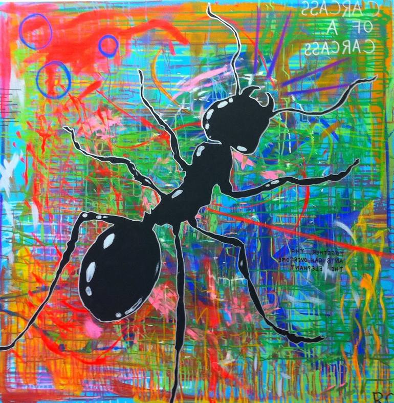 Carcass of a Carcass Painting by Randy Conner | Saatchi Art