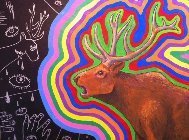 The Blast Orgasmic Painting by Randy Conner | Saatchi Art