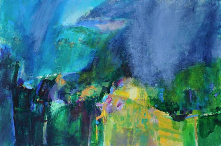 The Visit Painting by June Forster | Saatchi Art