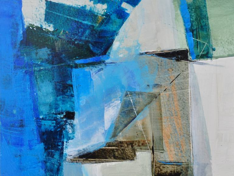 Landscape Balance - Shifting Light Painting by June Forster | Saatchi Art