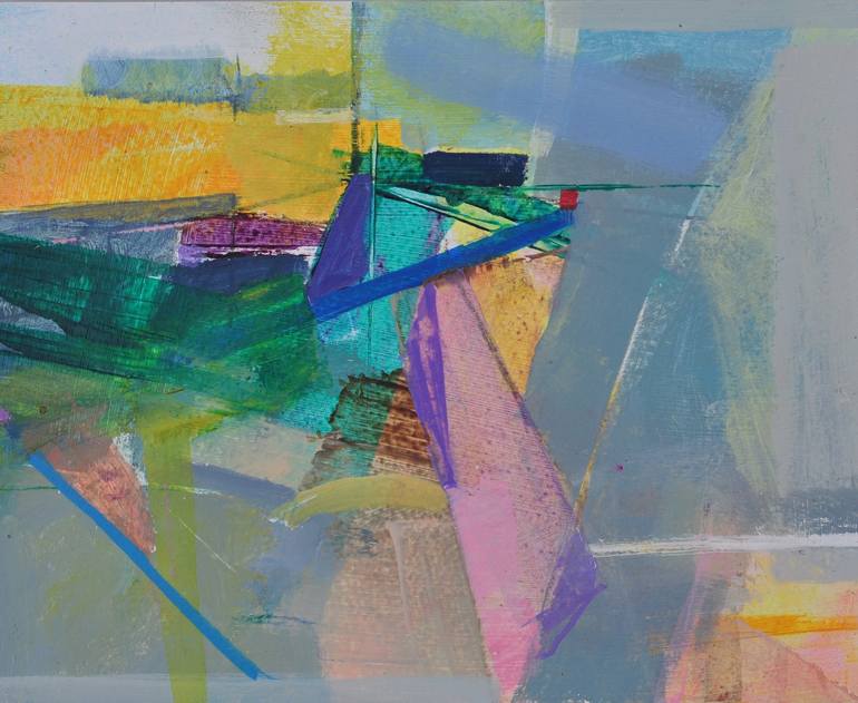 Landscape Balance - Shifting Light 2 Painting by June Forster | Saatchi Art