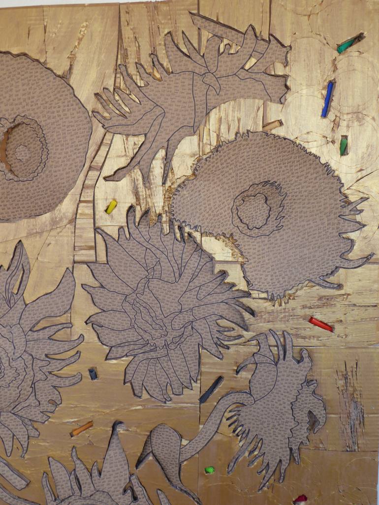 Exploded Van Gogh Collage by James Lake | Saatchi Art