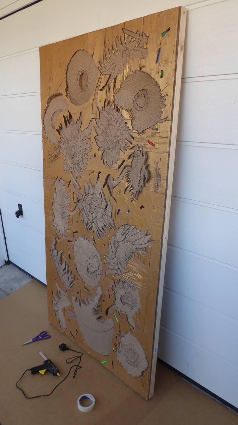 Exploded Van Gogh Collage by James Lake | Saatchi Art