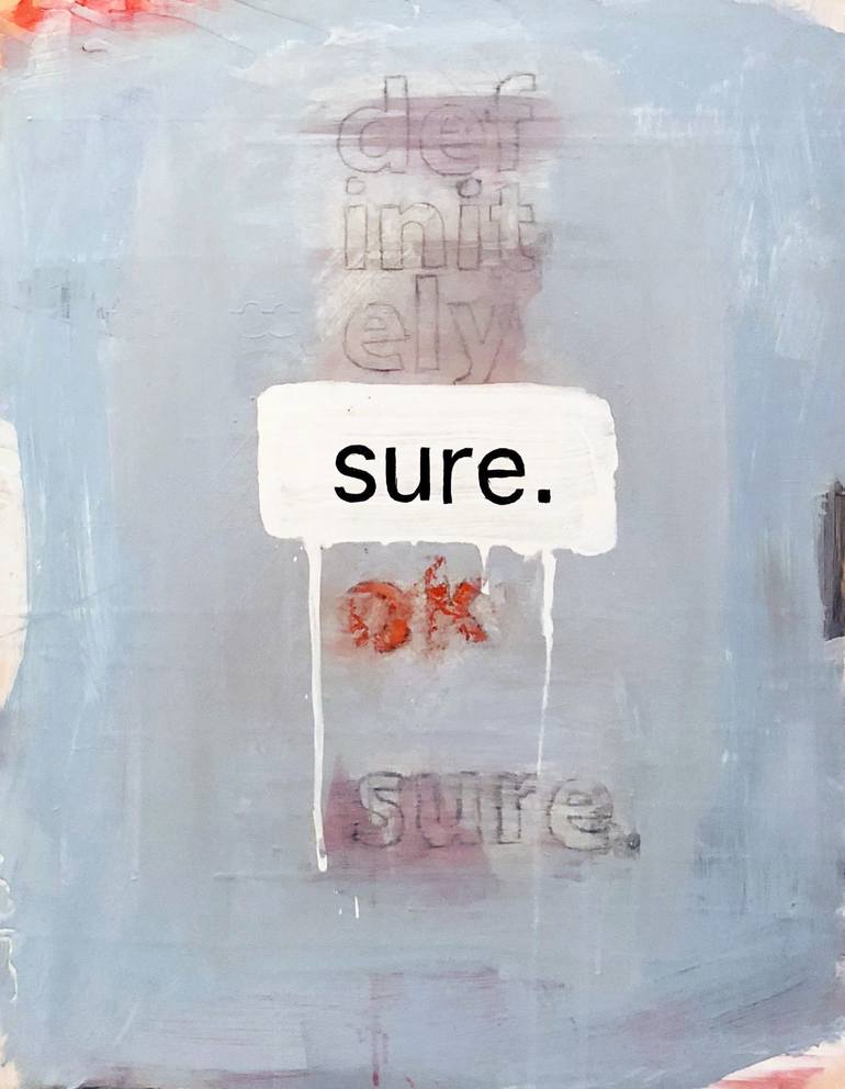 Uh, sure. Painting by Ashley Cunningham | Saatchi Art