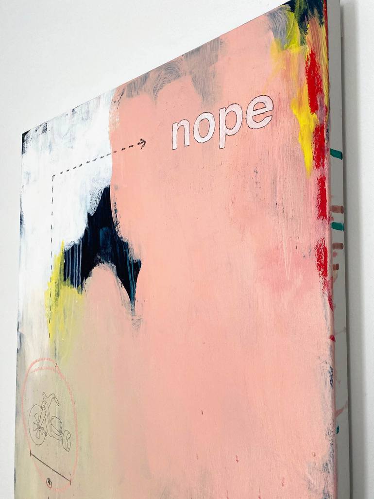 Nope Painting by Ashley Cunningham | Saatchi Art