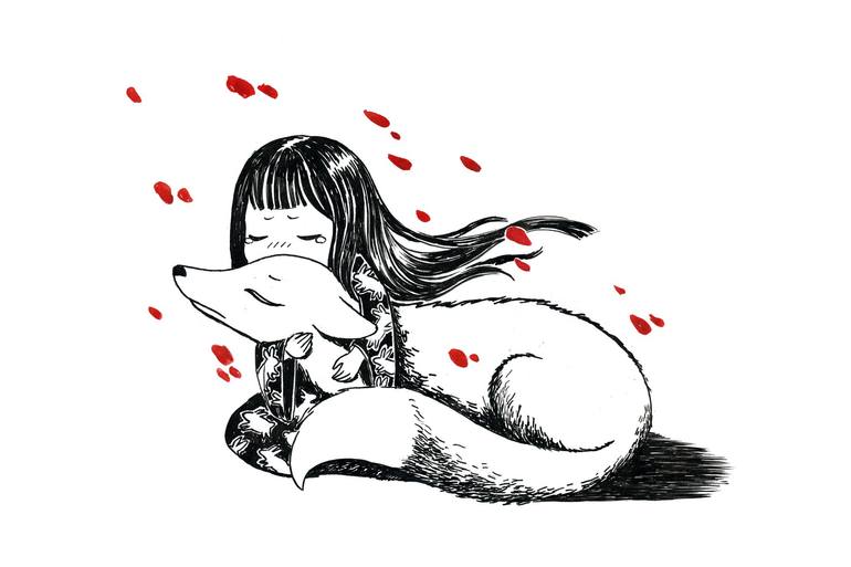 Farewell Drawing by Indrė Bankauskaitė | Saatchi Art