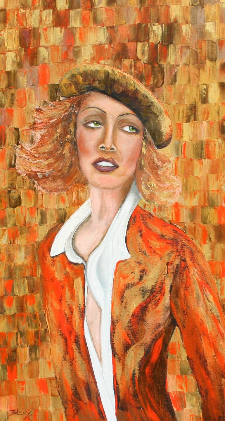 Mosaic Magic Marlene Painting by Christine Bleny | Saatchi Art
