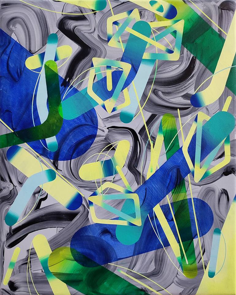 'Luminous Decay 2324' Painting by Tomasz Piars | Saatchi Art