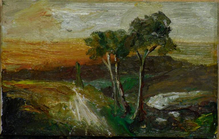 Ocaso Painting by Alejandro Mandel | Saatchi Art