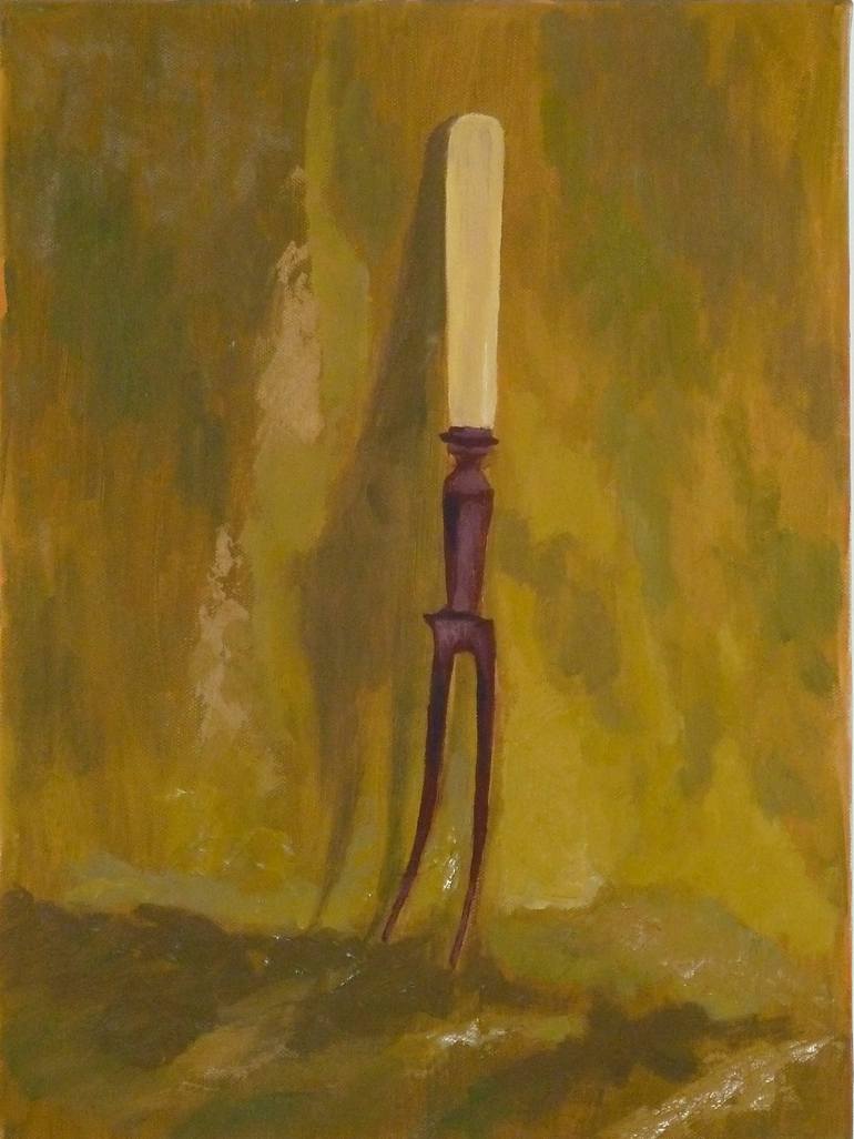 Fork Painting by Eva Sharf | Saatchi Art