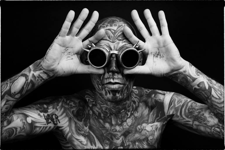 Portrait of the most Tattooed Man #2 Photography by Jack Ronnel ...