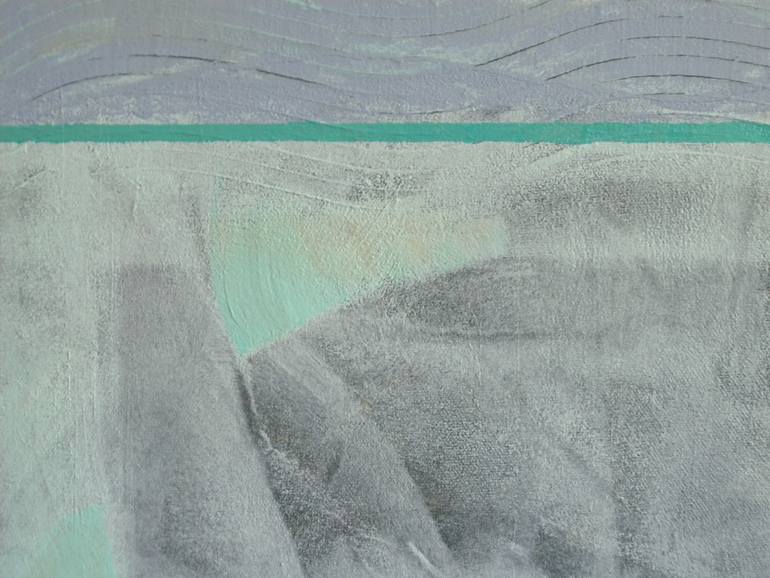 Blue & Grey Interference Painting by Gordon Sellen | Saatchi Art