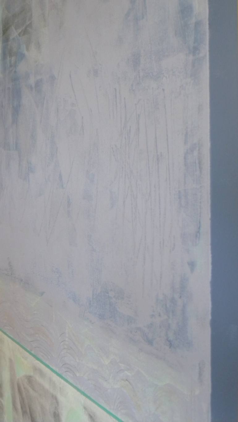 Blue & Grey Interference Painting by Gordon Sellen | Saatchi Art