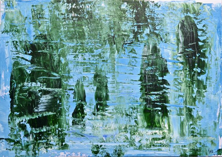 Time and Nature Painting by Geoffrey Howard | Saatchi Art