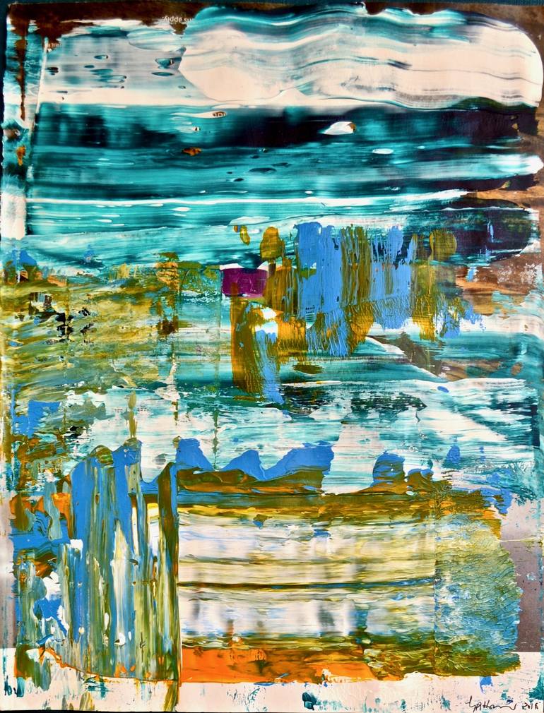 Abstract: Sometime Painting by Geoffrey Howard | Saatchi Art