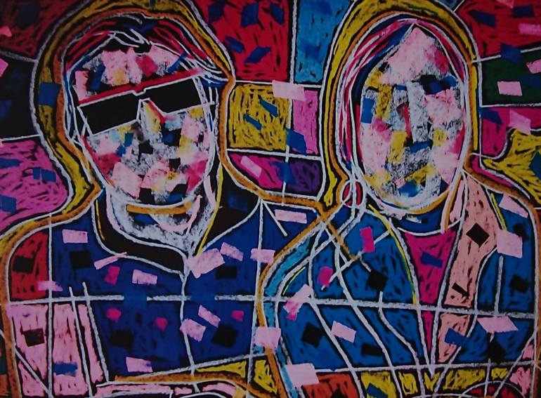 Merge Drawing by David Merrifield | Saatchi Art