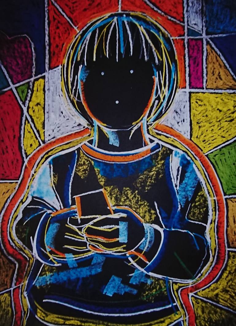 Ethan Mobile Drawing by David Merrifield | Saatchi Art