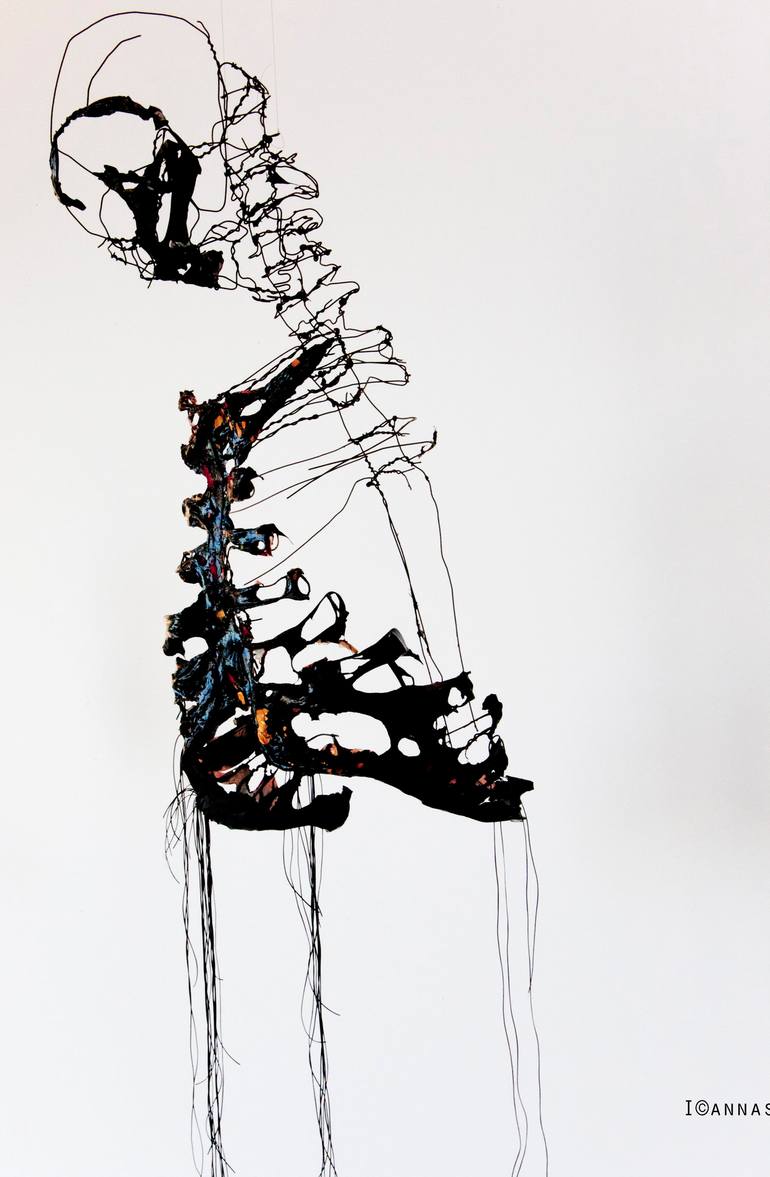 Human Skeleton Sculpture by David Oliveira | Saatchi Art