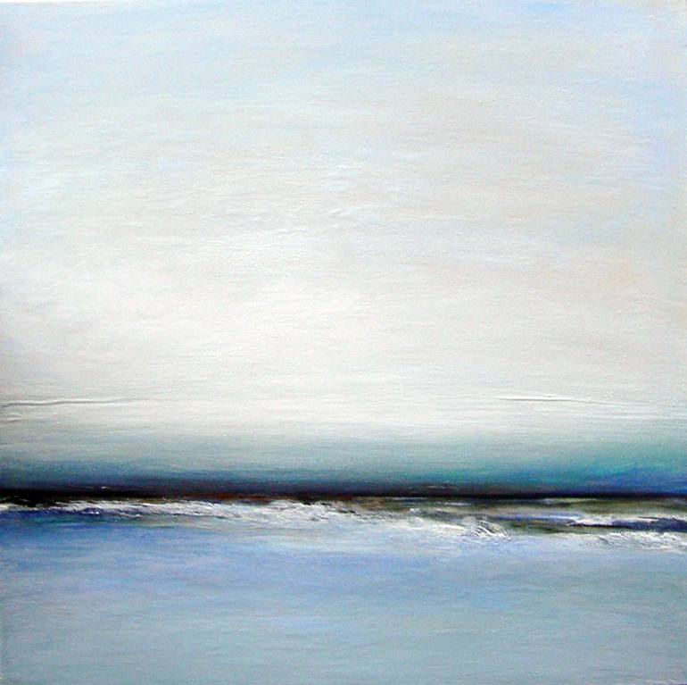 Blue Shore Painting by Christine Deckert | Saatchi Art
