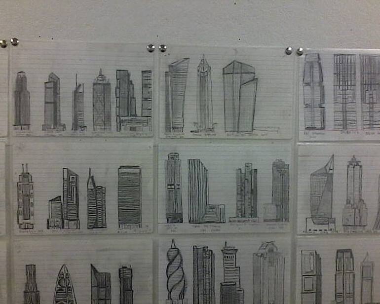 Were talkin' Babylon, Detail Drawing by Randall Slocum | Saatchi Art