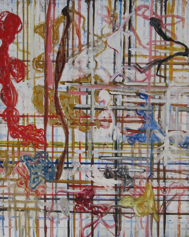 Blue Volcano Painting by Gregory Ricci | Saatchi Art