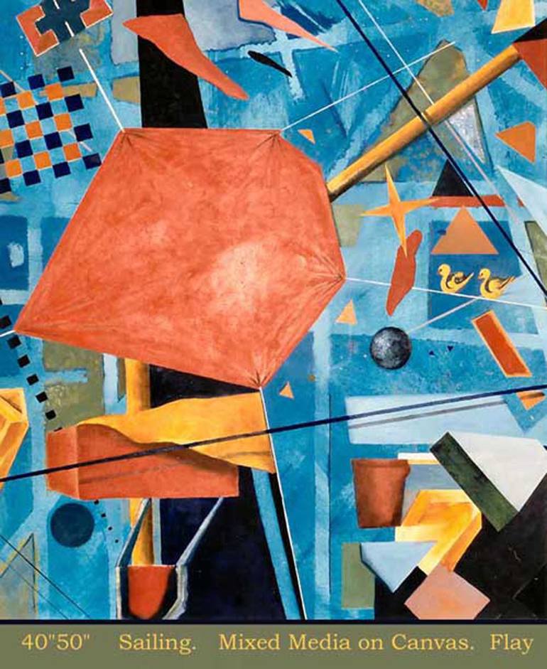 Sailing . Print only Painting by George Flay | Saatchi Art
