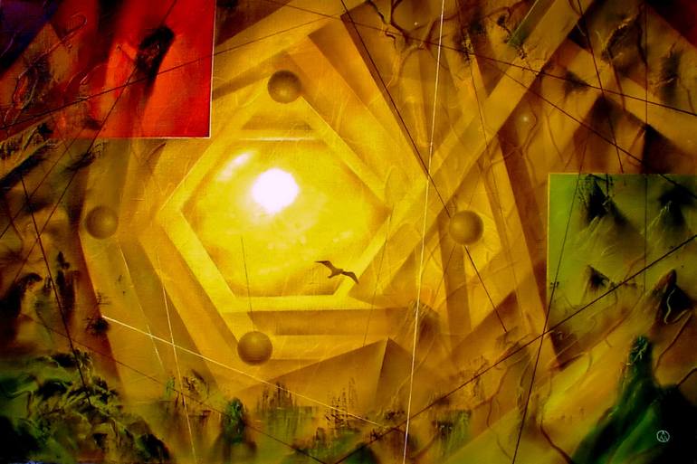 threshold Painting by Alexandr Mikushev | Saatchi Art