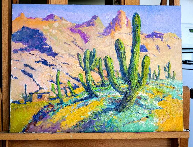 Arizona Desert Painting by Suren Nersisyan | Saatchi Art