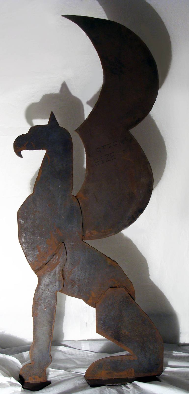 Standing Gryphon Sculpture by Helena Chastel | Saatchi Art