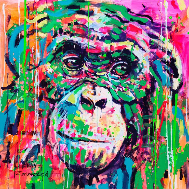 Samy Painting by Marta Zawadzka | Saatchi Art