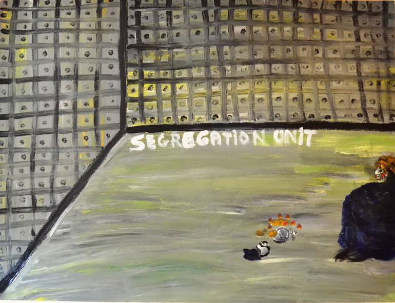 Segregation unit Painting by Emmy Vandenbosch | Saatchi Art