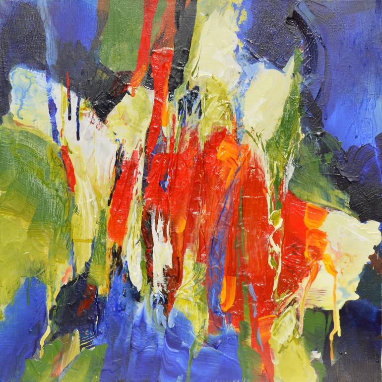 Conflict Painting by Annie Clavel | Saatchi Art