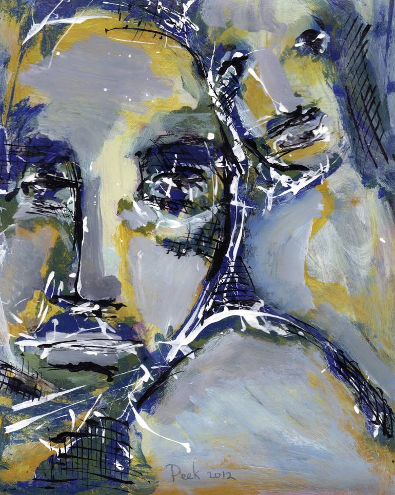 Visitor Painting by Nez Peek | Saatchi Art