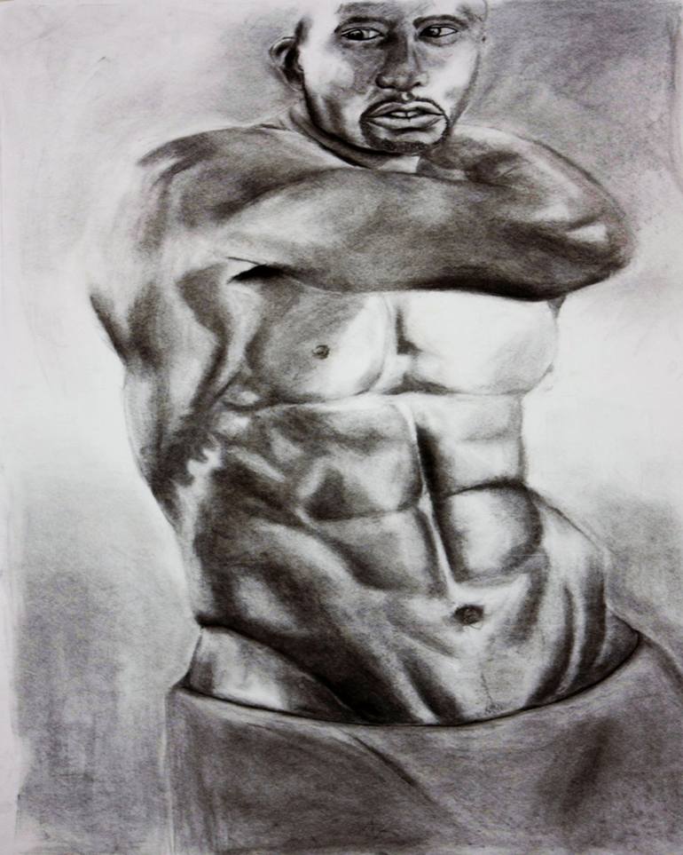 Herculean Drawing by Hansini Perera | Saatchi Art