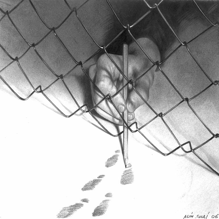 Escape Drawing by agim sulaj | Saatchi Art