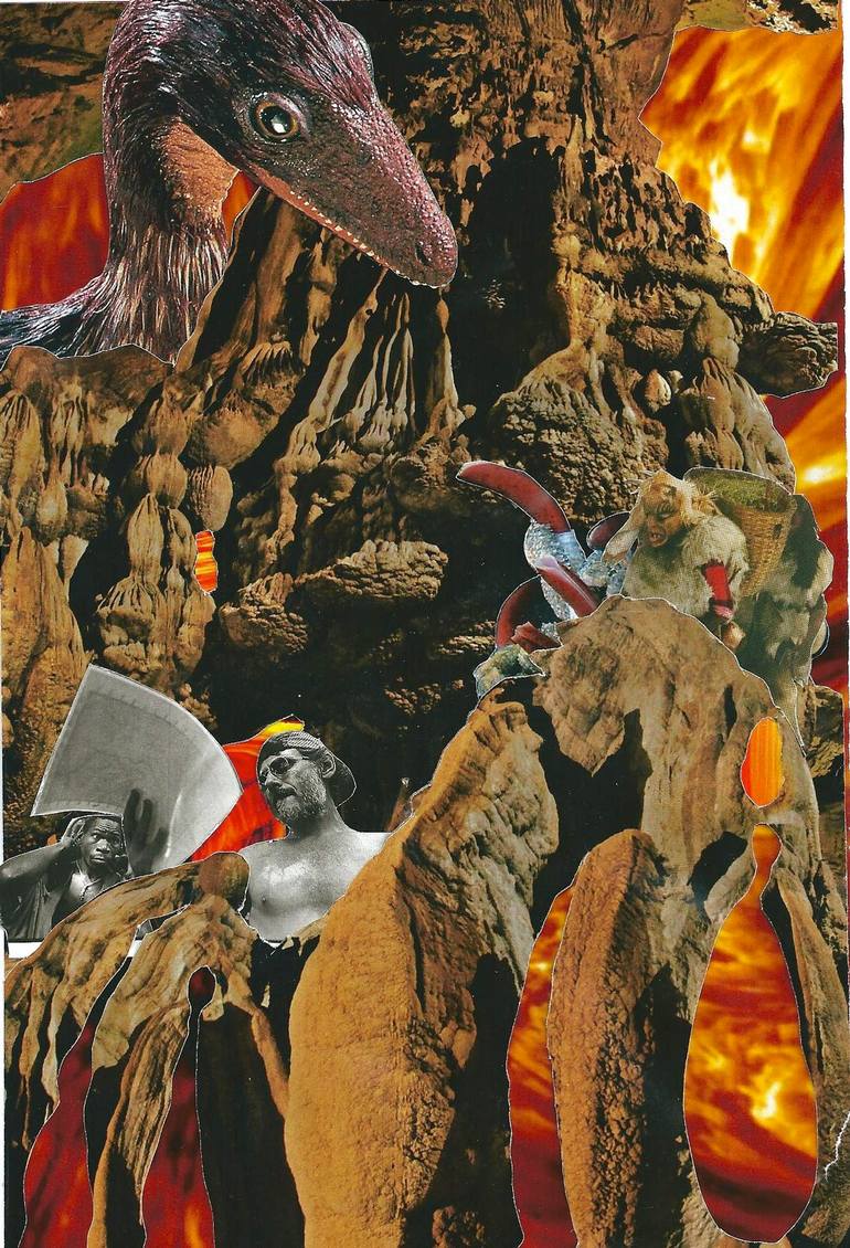 Hollow Earth #2 Collage by Joseph Draper | Saatchi Art