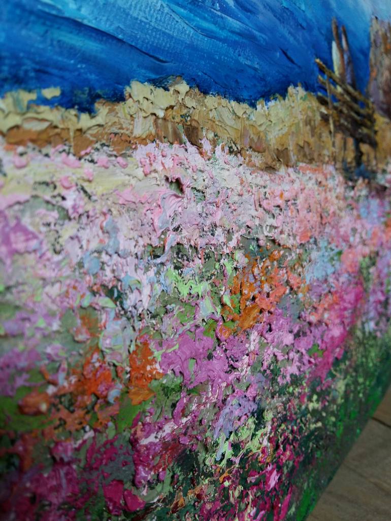 Landscape painting Spring in Opal Cliffs / original oil painting ...