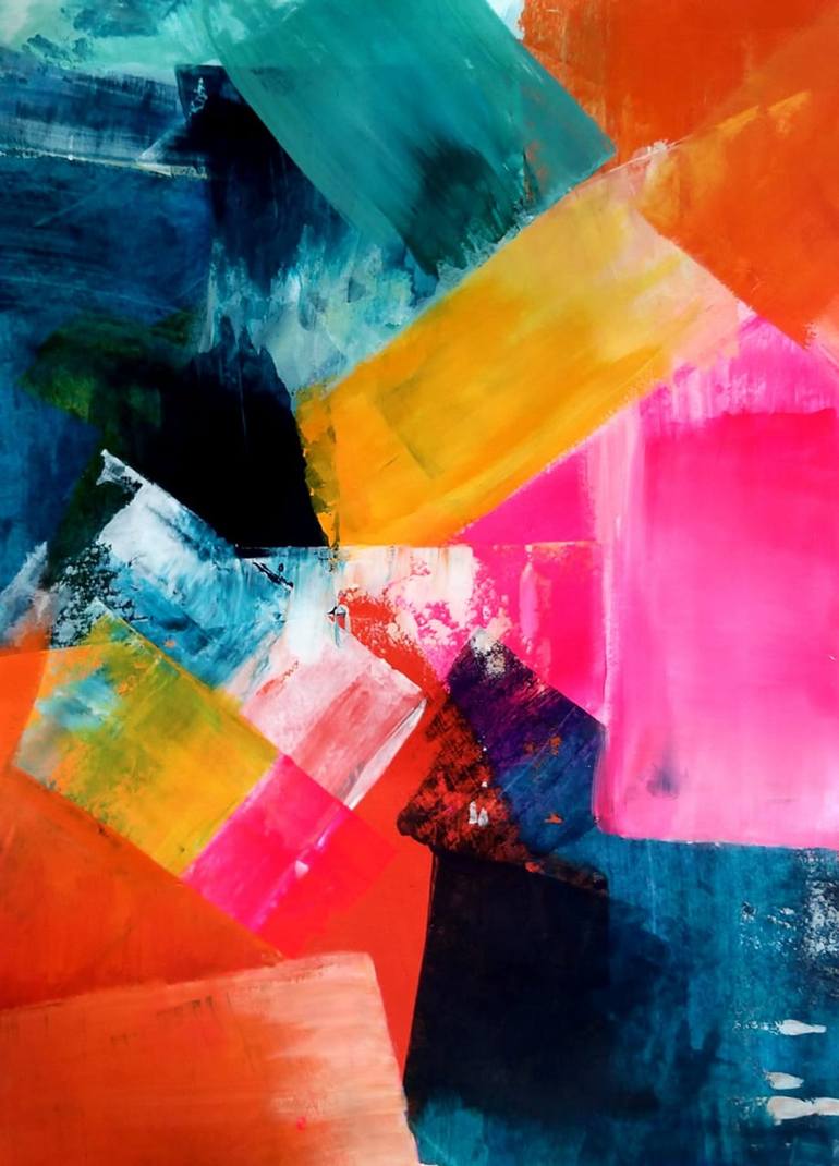 BOLD STROKES Painting by Namrata Kanwar | Saatchi Art