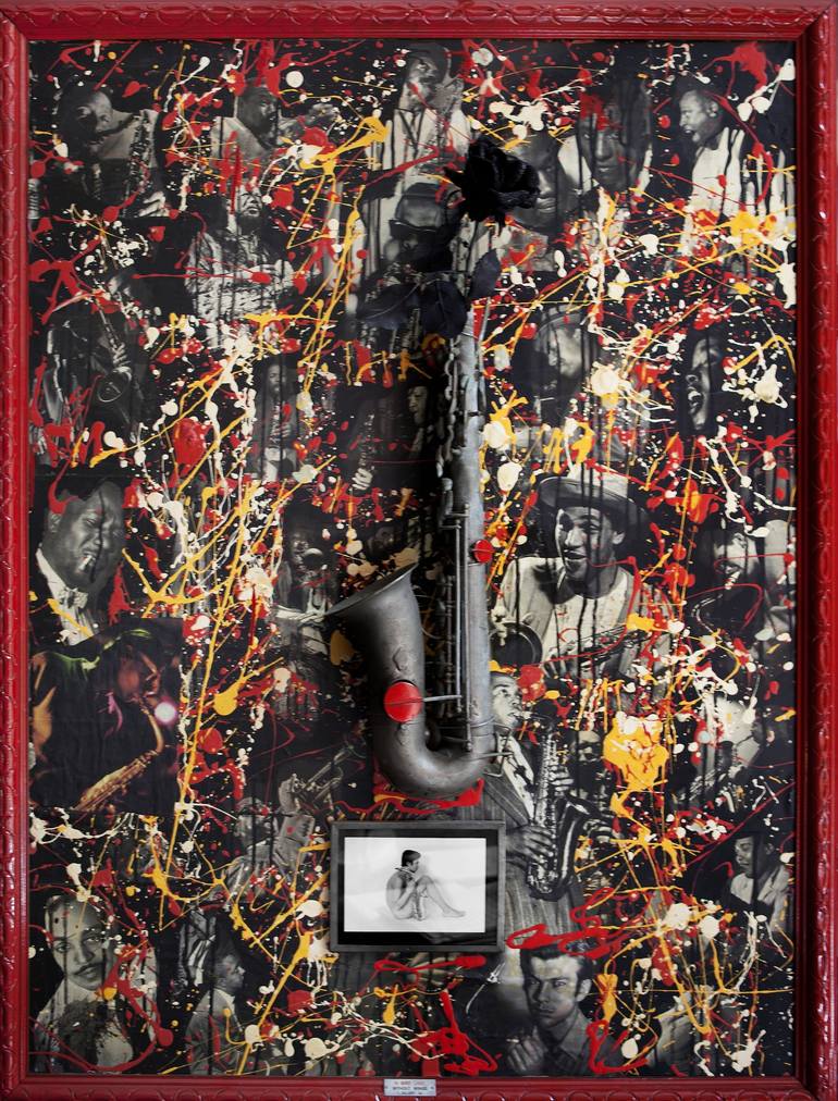 POLLOCK AND PARKER Collage by Thomas Dellert-Dellacroix | Saatchi Art