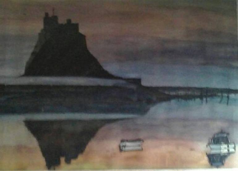 lindisfarne Painting by david phillips | Saatchi Art