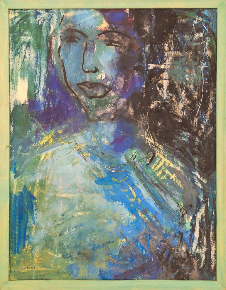 A smile Painting by Zoltán Rácz | Saatchi Art