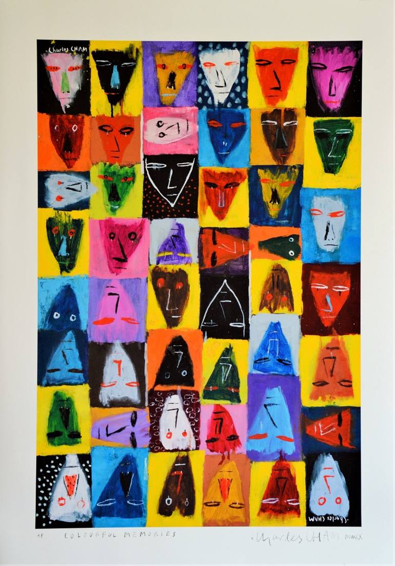 COLOURFUL MEMORIES - Limited Edition of 10 Printmaking by Charles CHAM ...