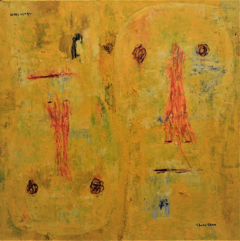 #2798 YELLOW Painting by Charles Cham | Saatchi Art