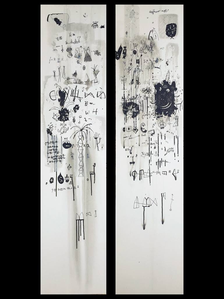 sanatorium of satan Painting by Paul Solovyev | Saatchi Art