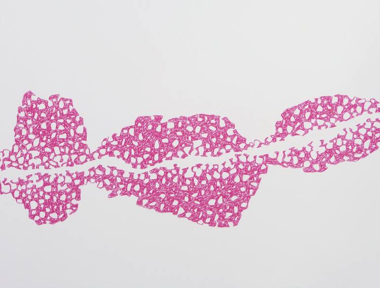 White Line Drawing by Deborah Duffin MRBS | Saatchi Art