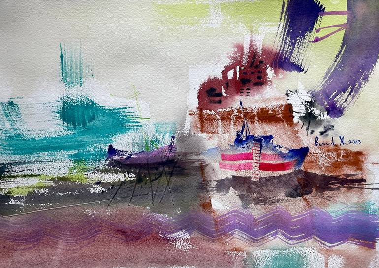 Seascape Painting by Besnik Xhemaili | Saatchi Art