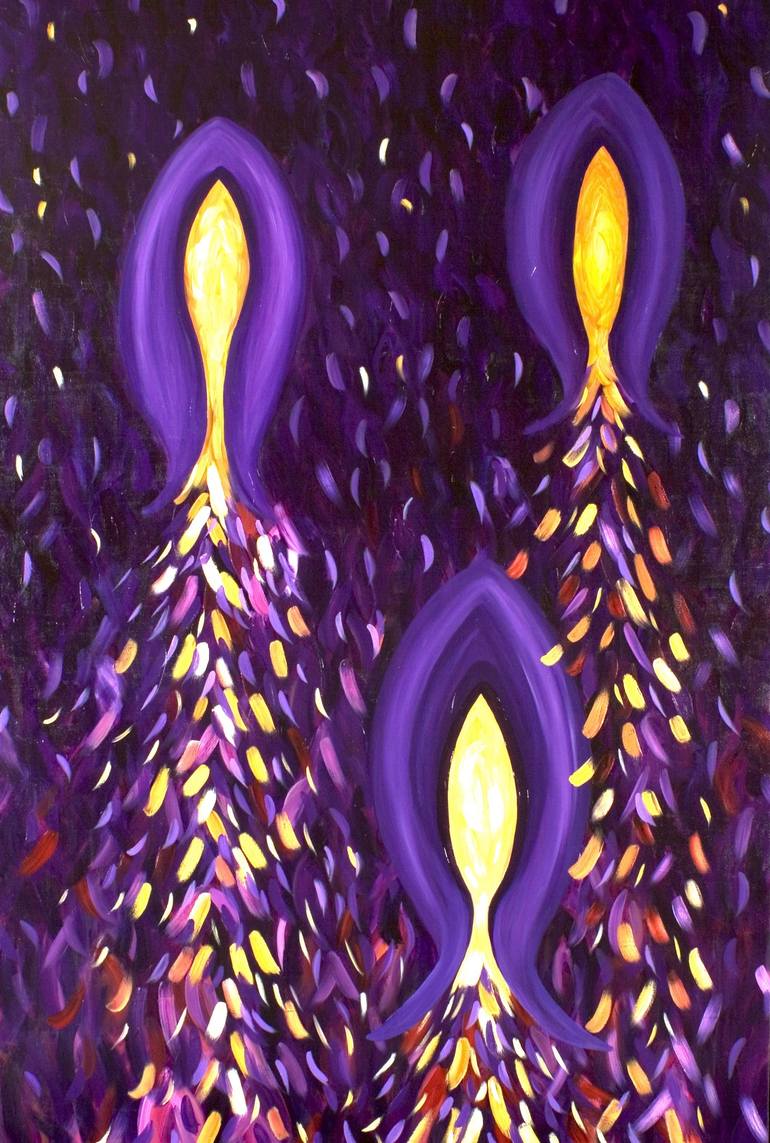 Love Series: Sacrafice Painting by Sarah Hauer | Saatchi Art