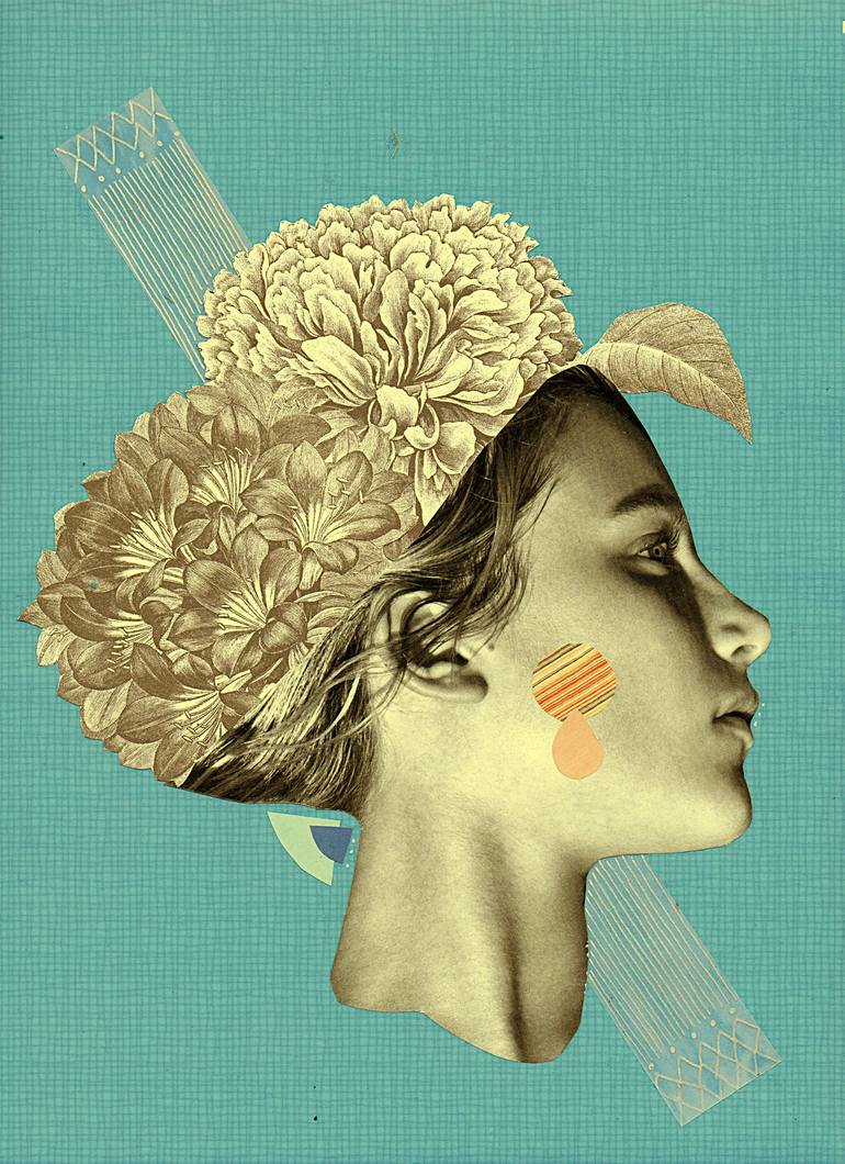 please don't leave me to remain Collage by laura redburn | Saatchi Art